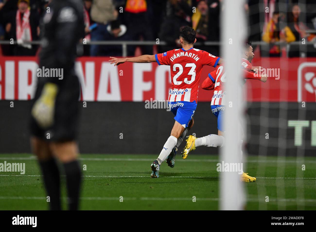 Girona, Esp. 03rd Jan, 2024. GIRONA FC-ATLÉTICO DE MADRID January 03, 2024 Iván Martín (23) of ...