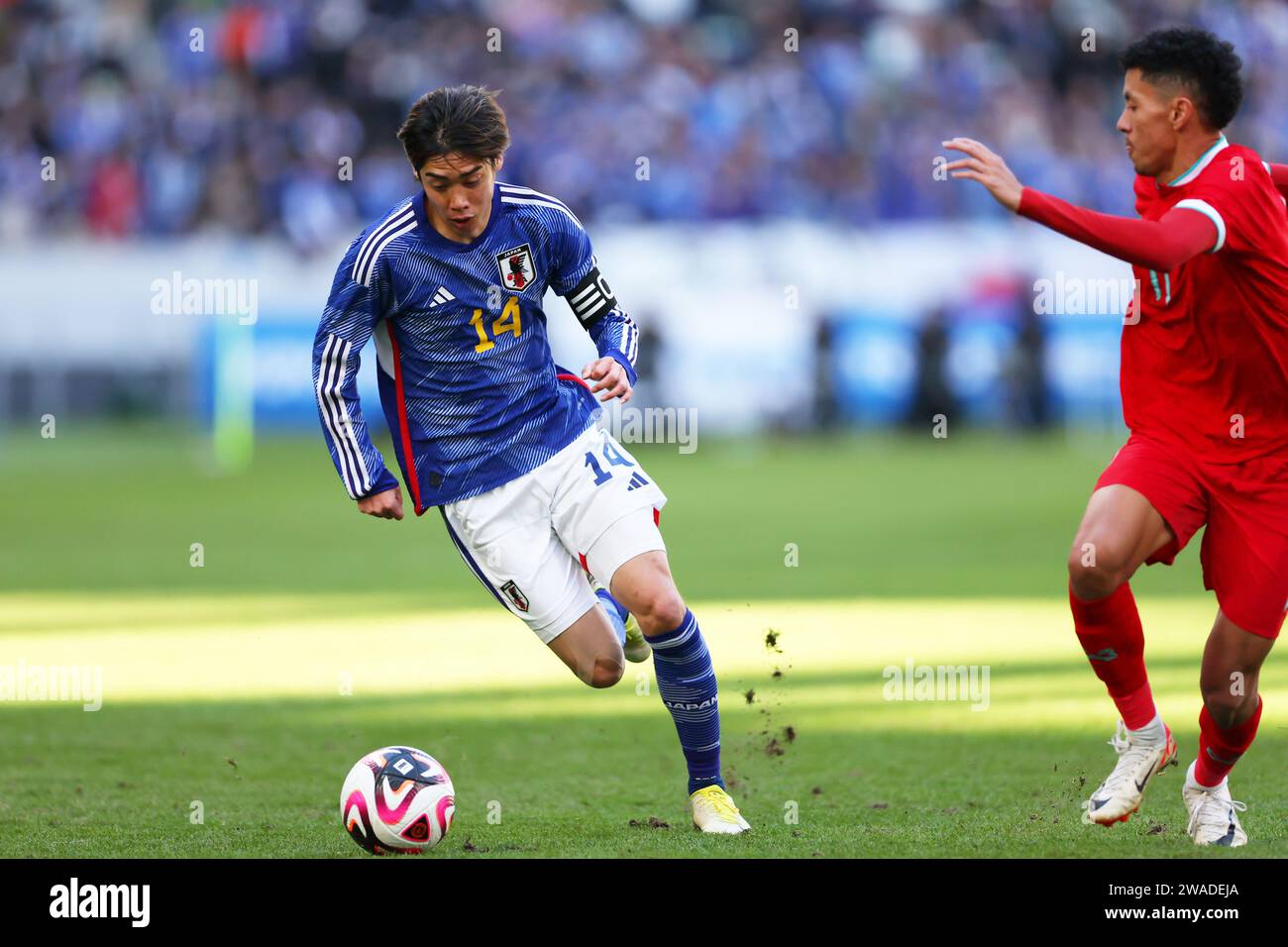 Tokyo, Japan. 1st Jan, 2024. Junya Ito (JPN) Football/Soccer : TOYO TIRES CUP 2024 match between ...