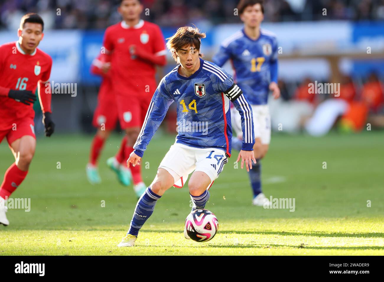 Tokyo, Japan. 1st Jan, 2024. Junya Ito (JPN) Football/Soccer : TOYO TIRES CUP 2024 match between ...