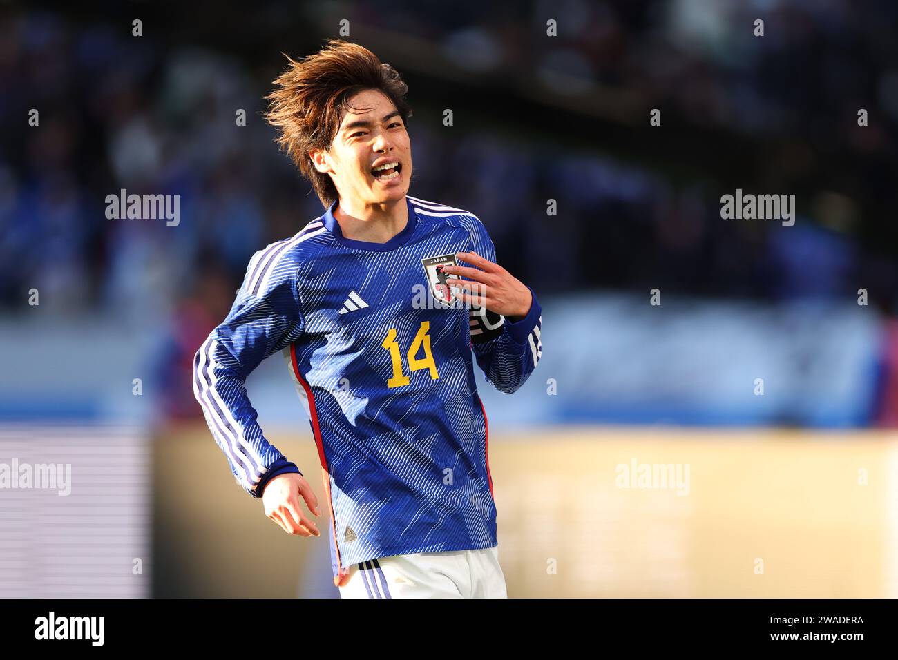 Junya Ito (JPN), JANUARY 1, 2024 - Football / Soccer : TOYO TIRES CUP 2024 match between Japan 5 ...