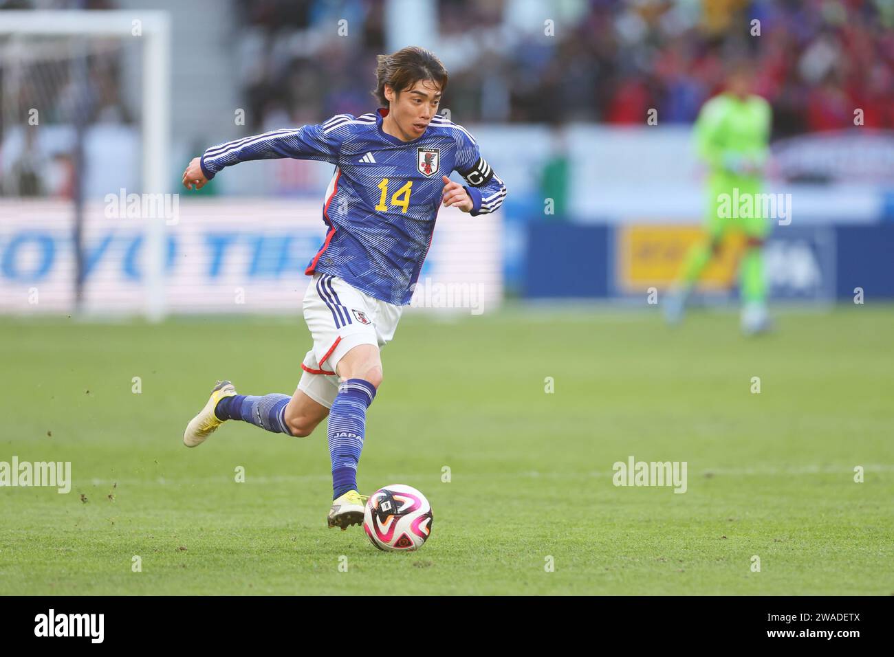 Junya Ito (JPN), JANUARY 1, 2024 - Football / Soccer : TOYO TIRES CUP 2024 match between Japan 5 ...