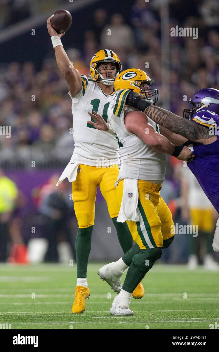 Green Bay Packers Jordan Love during an NFL game, Sunday, Dec. 31, 2023 ...