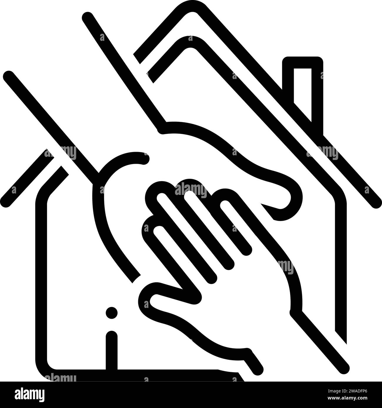 Orphanage icon vector vectors hi-res stock photography and images - Alamy