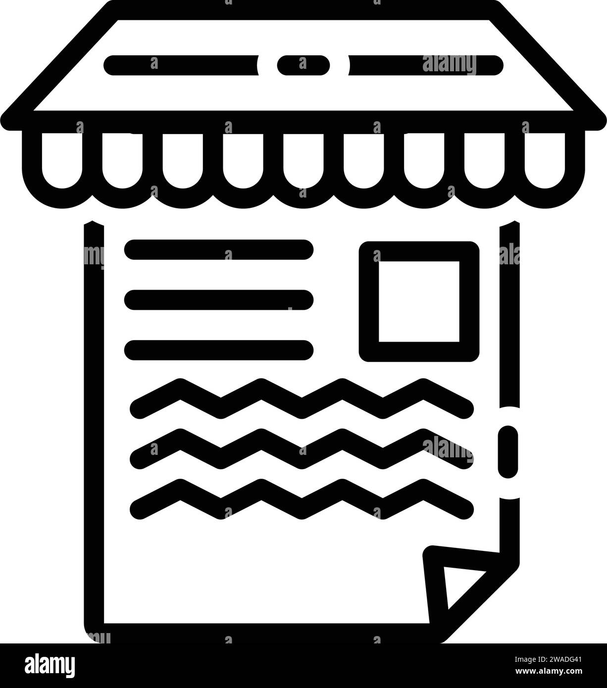 Icon for article,marketing Stock Vector Image & Art - Alamy
