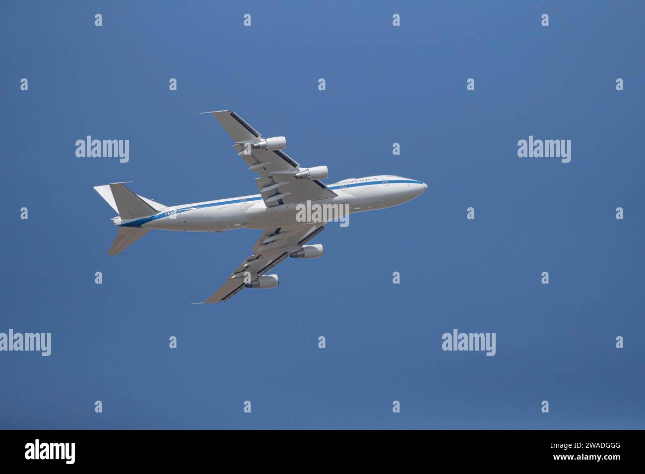 Boeing 747-200B or E4 aircraft of the United States Air Force USAF ...