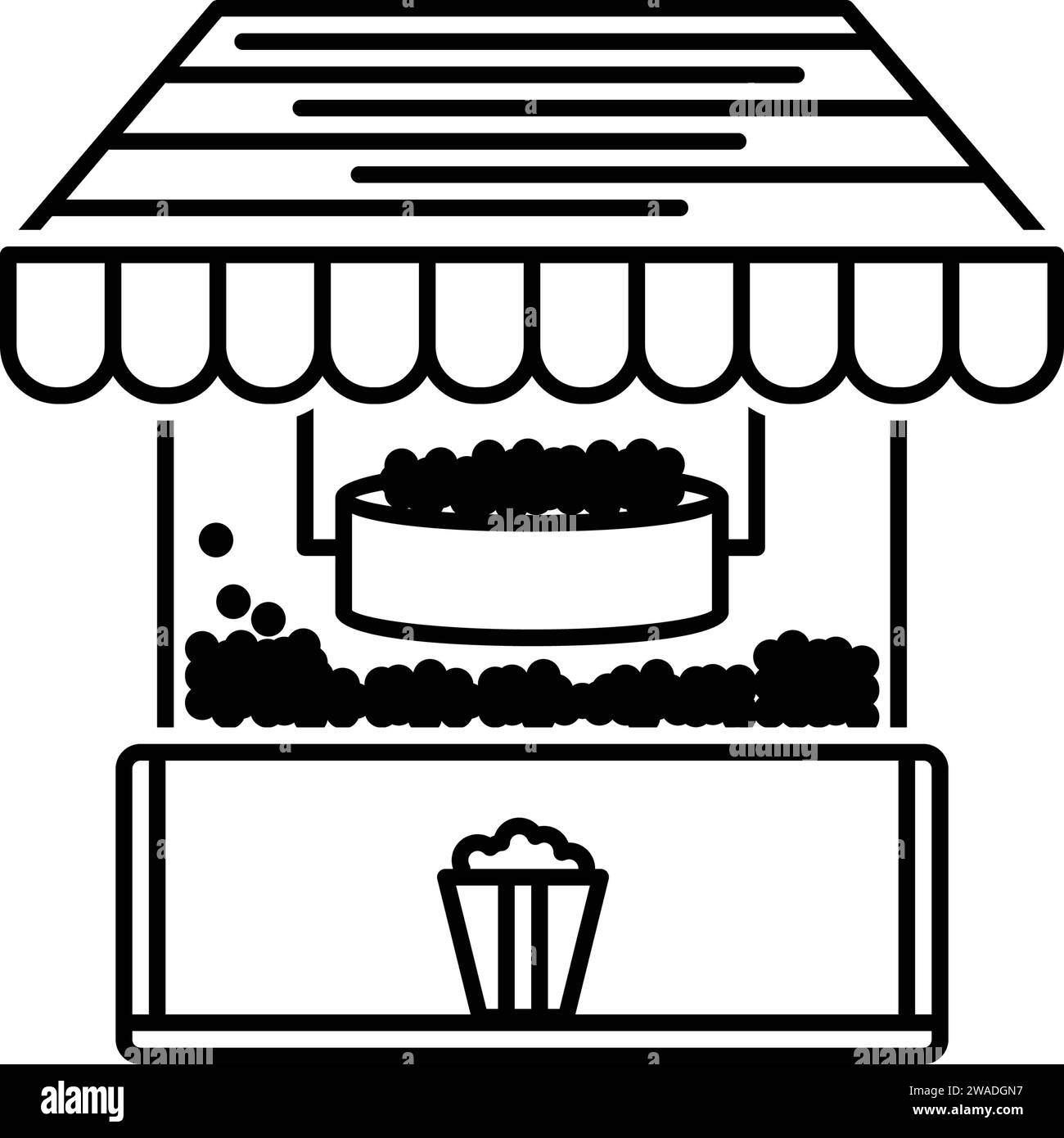 Pop corn machine hi-res stock photography and images - Alamy