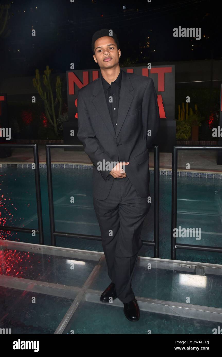 Elijah J. Roberts attends the premiere of "Night Swim" on Wednesday ...