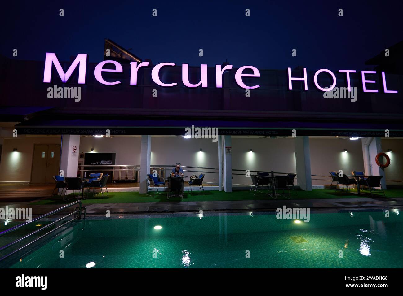 KUALA LUMPUR, MALAYSIA - MAY 26, 2023: Mercure Kuala Lumpur Shaw Parade in the night Stock Photo ...