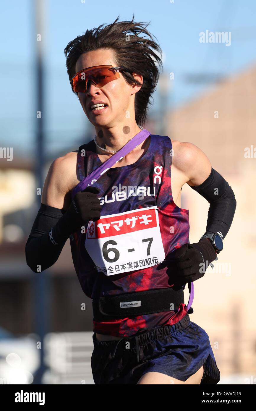 Gunma, Japan. 1st Jan, 2024. Katsuhiko Suzuki (SUBARU) Ekiden : New ...