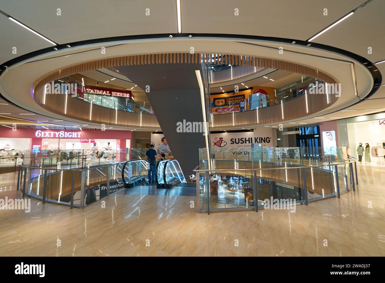 KUALA LUMPUR, MALAYSIA - MAY 27, 2023: interior shot of LaLaport Bukit ...
