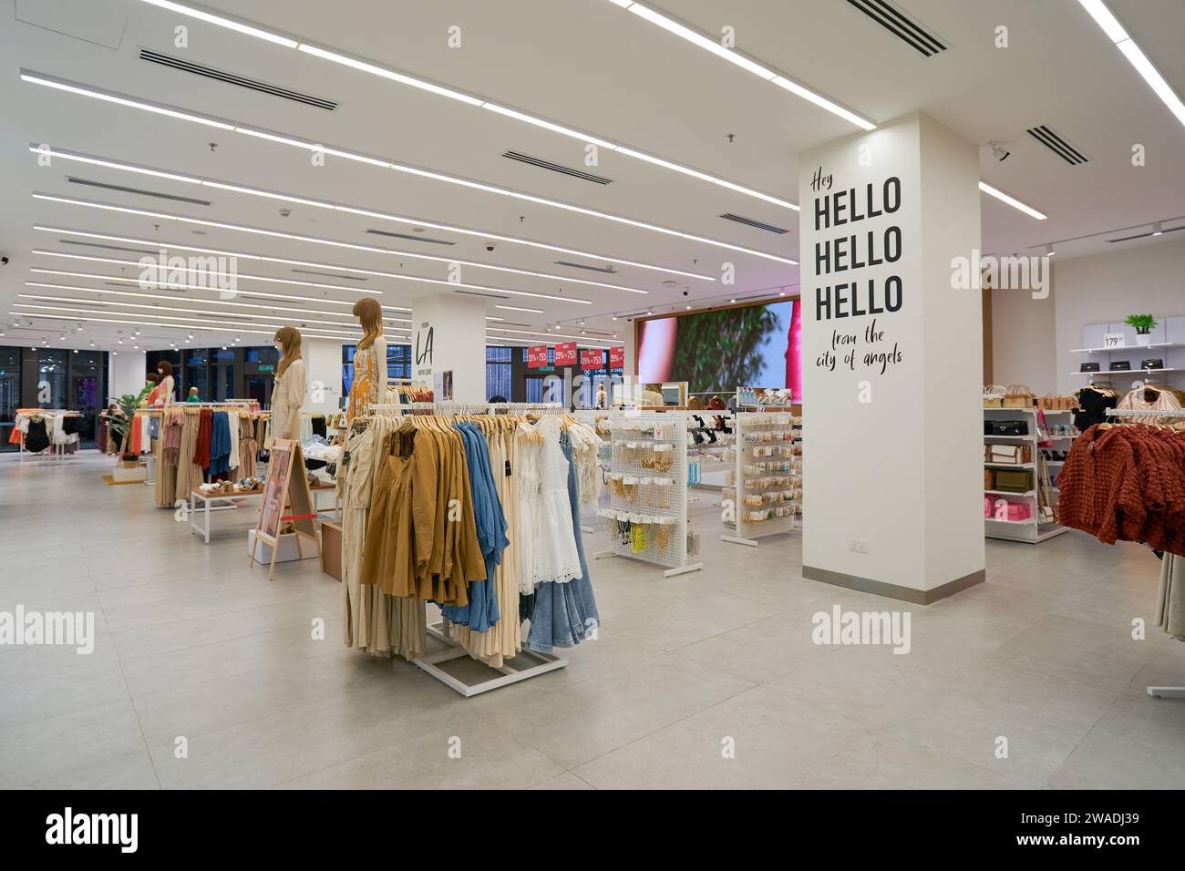 KUALA LUMPUR, MALAYSIA - MAY 27, 2023: interior shot of Forever 21 ...