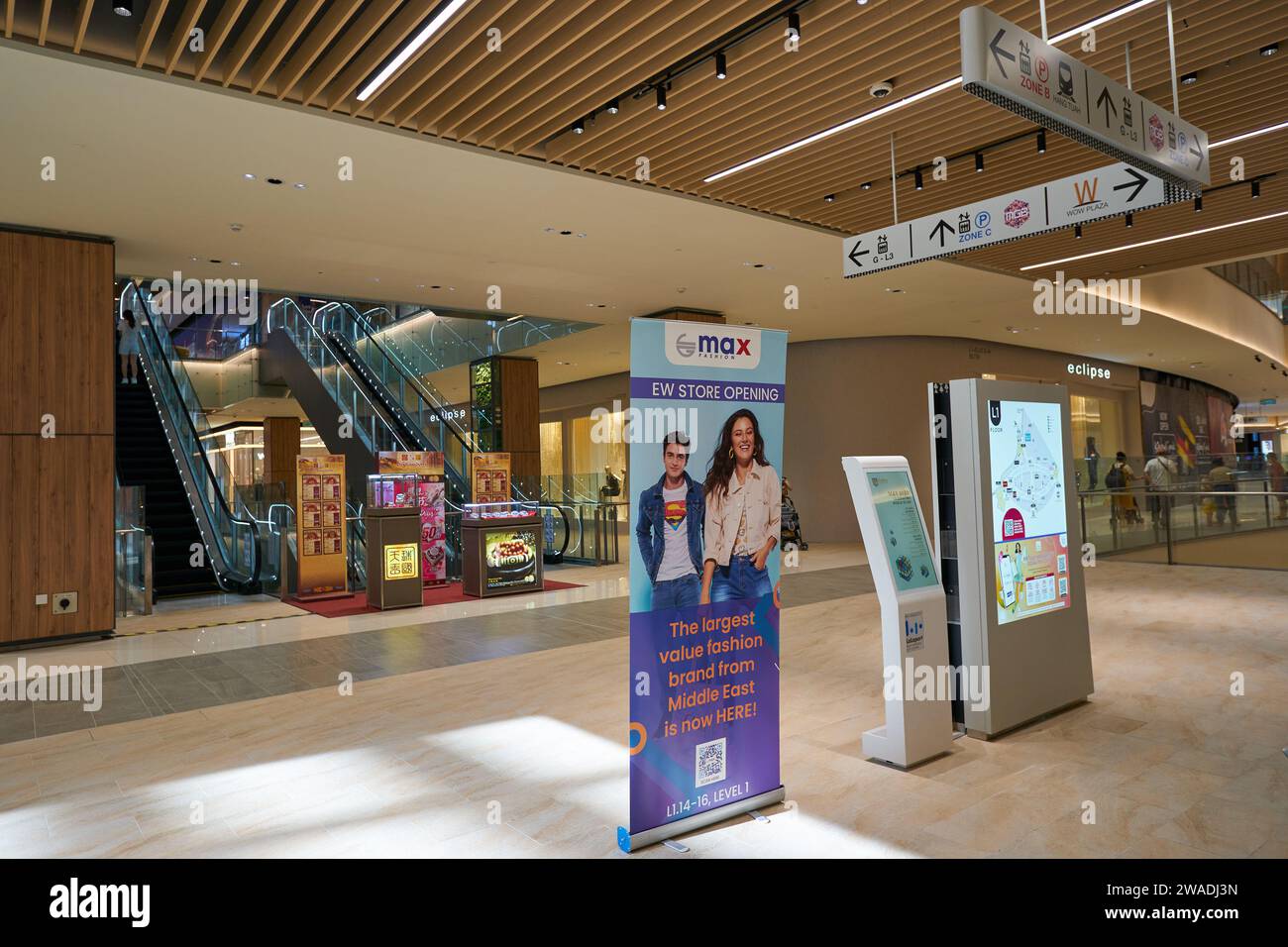 KUALA LUMPUR, MALAYSIA - MAY 27, 2023: interior shot of LaLaport Bukit ...