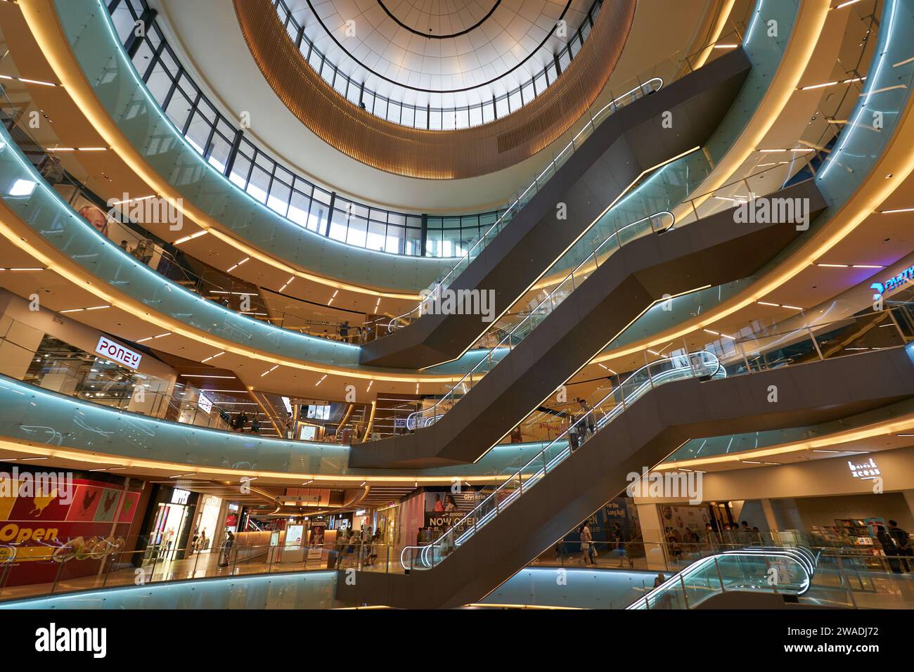 KUALA LUMPUR, MALAYSIA - MAY 27, 2023: interior shot of LaLaport Bukit ...