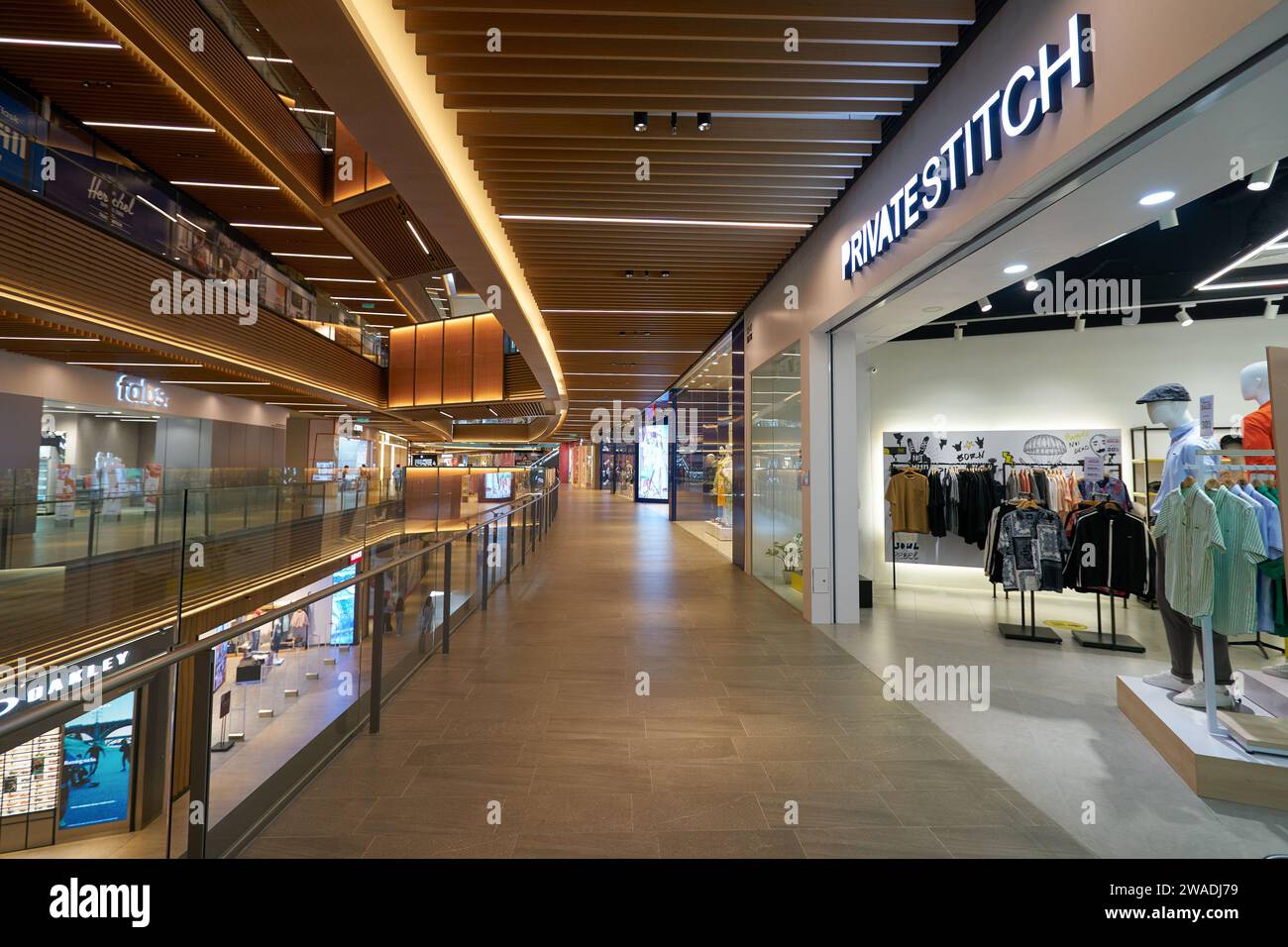KUALA LUMPUR, MALAYSIA - MAY 27, 2023: interior shot of LaLaport Bukit ...