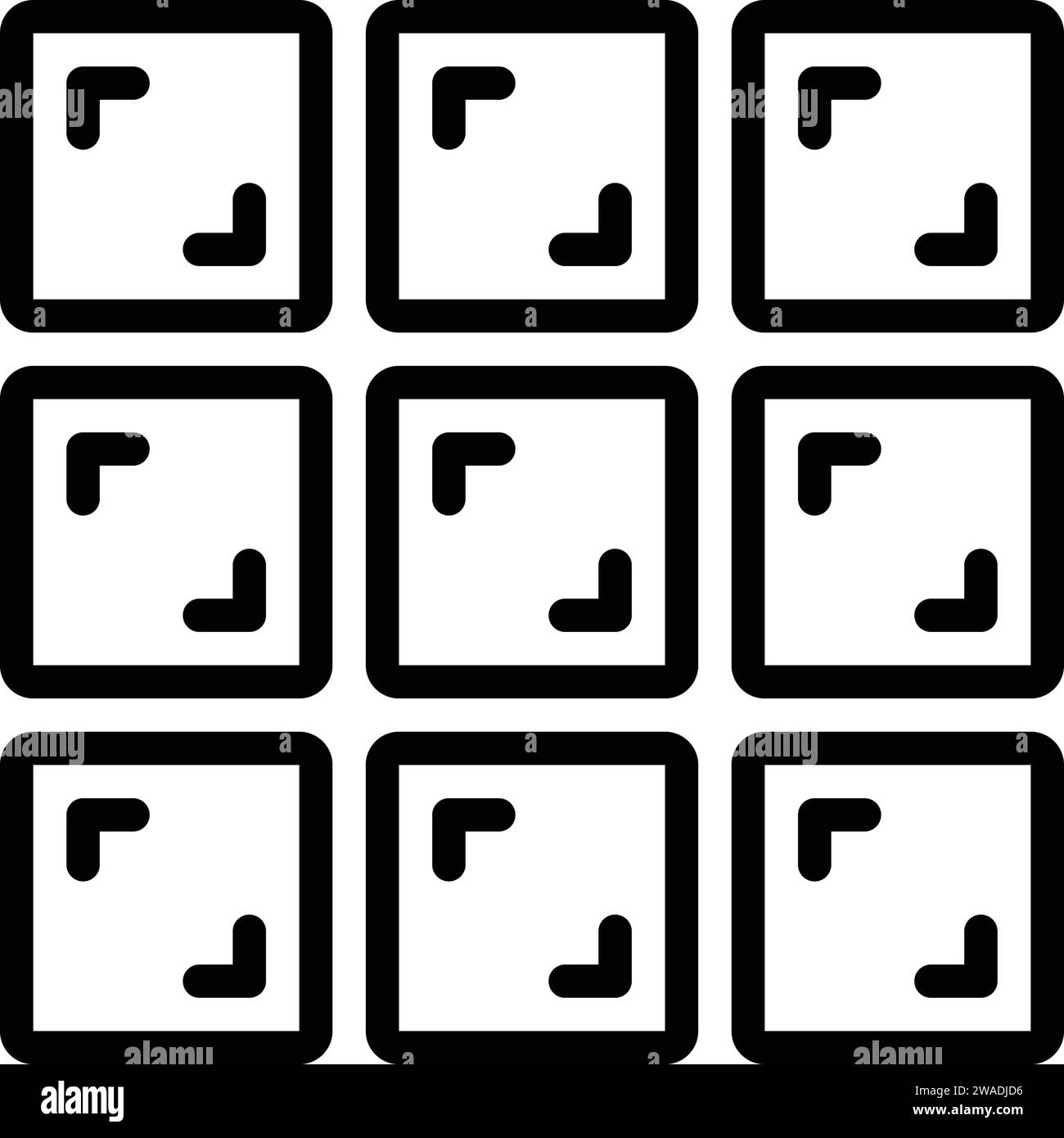 Grid view Stock Vector Images - Alamy