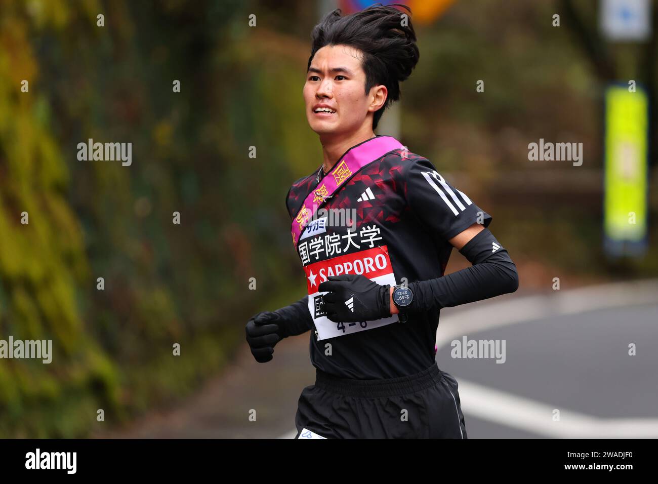 Kanagawa, Japan. 3rd Jan, 2024. Kosei Atomura () Athletics : The 100th Hakone Ekiden, Tokyo ...