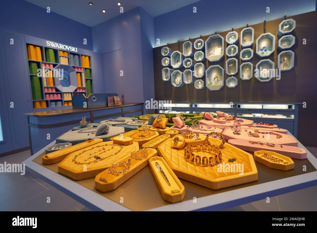 KUALA LUMPUR, MALAYSIA - MAY 27, 2023: accessories on display at ...