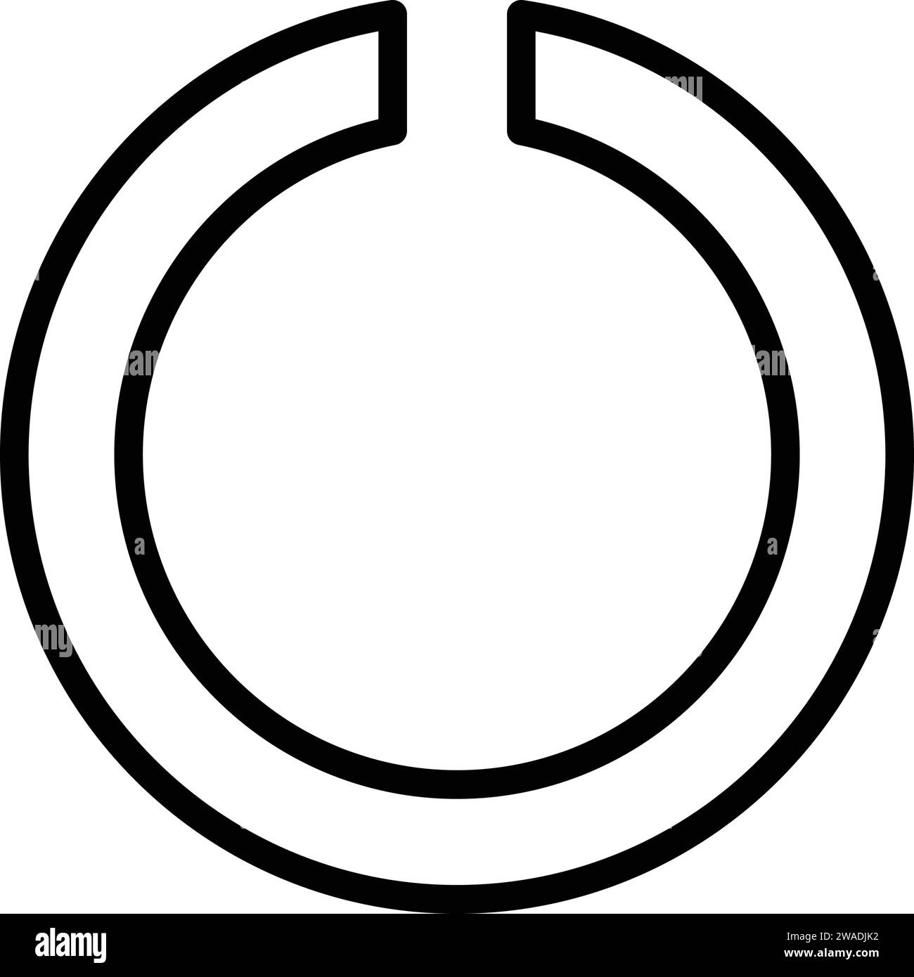 Icon for Notch ,logo Stock Vector Image & Art - Alamy