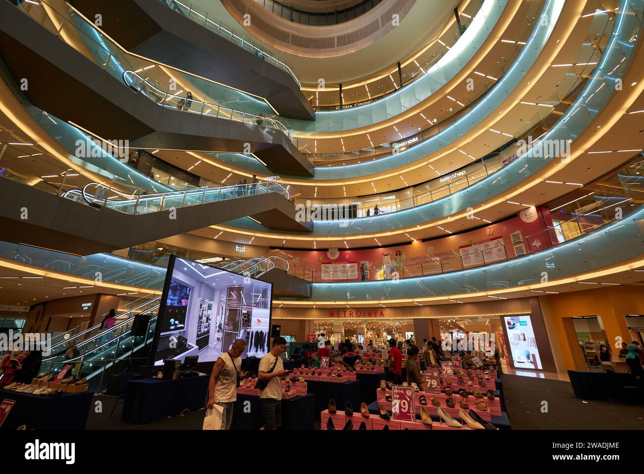 KUALA LUMPUR, MALAYSIA - MAY 27, 2023: interior shot of LaLaport Bukit ...