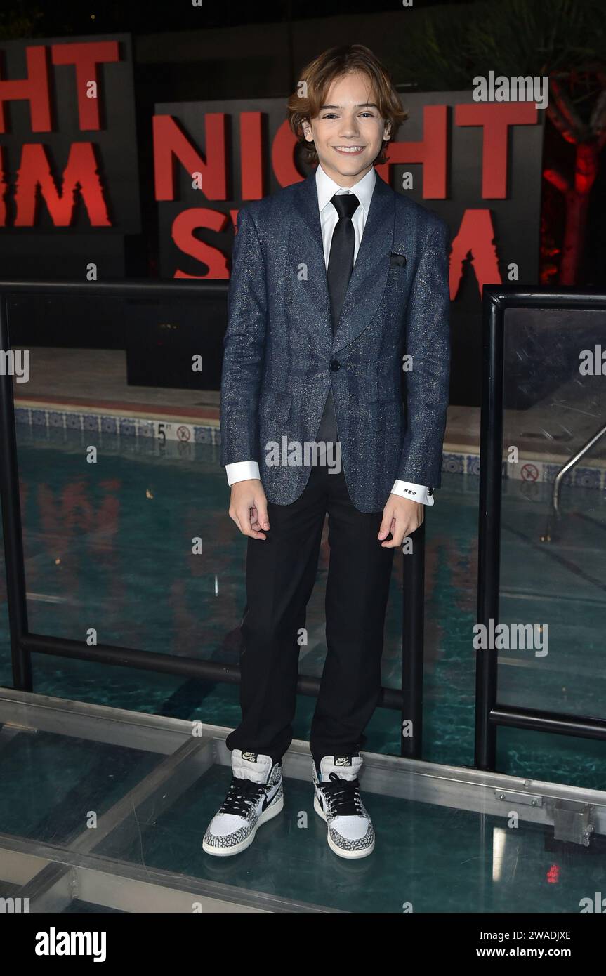 Gavin Warren attends the premiere of "Night Swim" on Wednesday, Jan. 3 ...