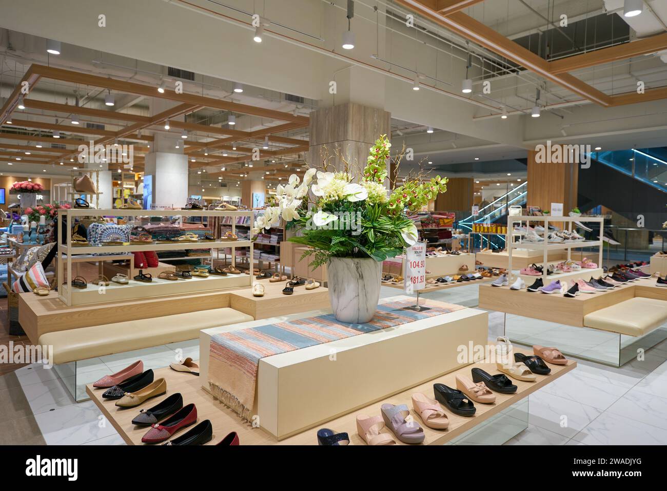 KUALA LUMPUR, MALAYSIA - MAY 27, 2023: interior shot of Metrojaya ...