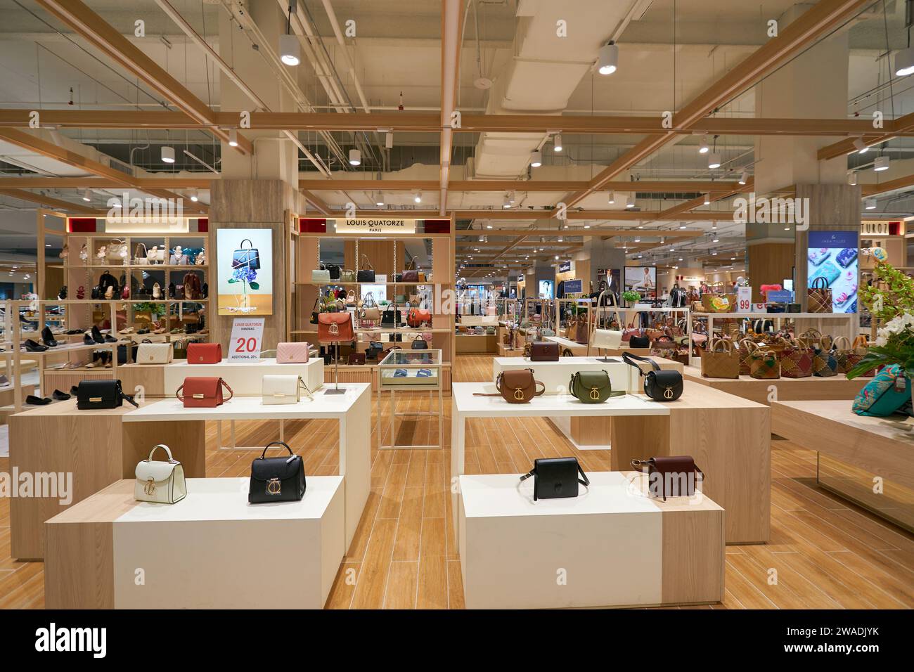 KUALA LUMPUR, MALAYSIA - MAY 27, 2023: interior shot of Metrojaya ...