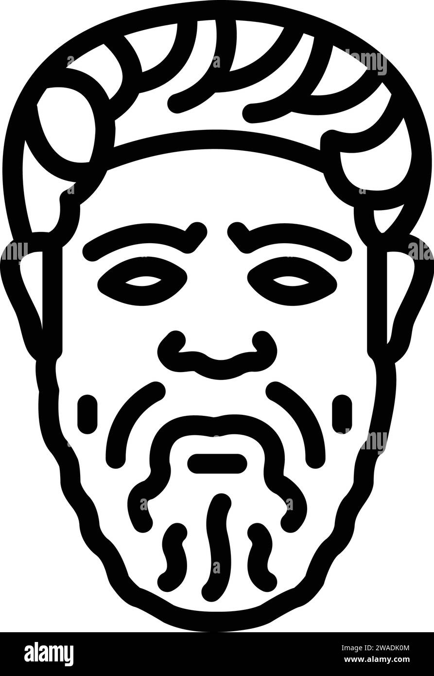Icon for Plato,socrates Stock Vector Image & Art - Alamy