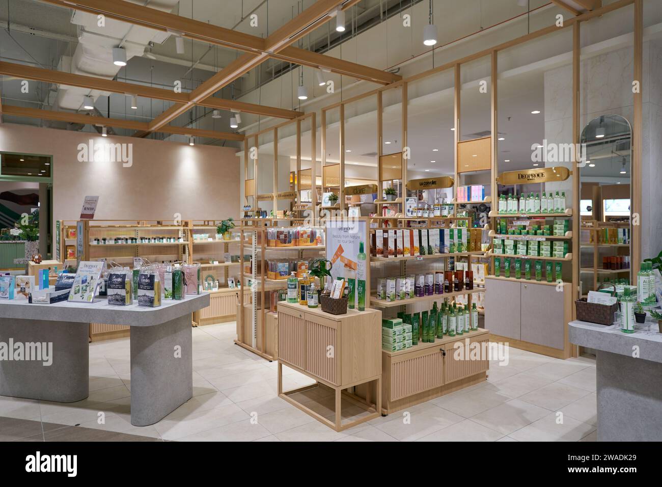 KUALA LUMPUR, MALAYSIA - MAY 27, 2023: interior shot of Metrojaya ...