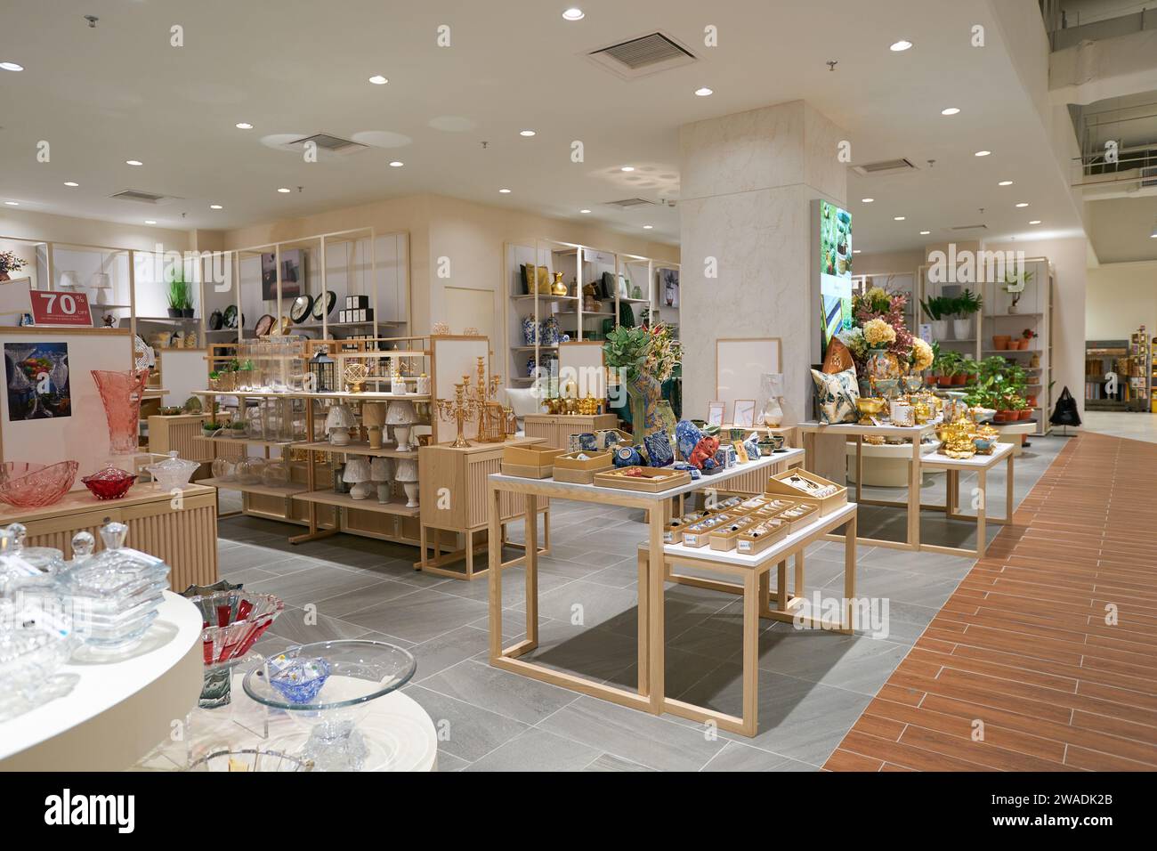 KUALA LUMPUR, MALAYSIA - MAY 27, 2023: interior shot of Metrojaya ...