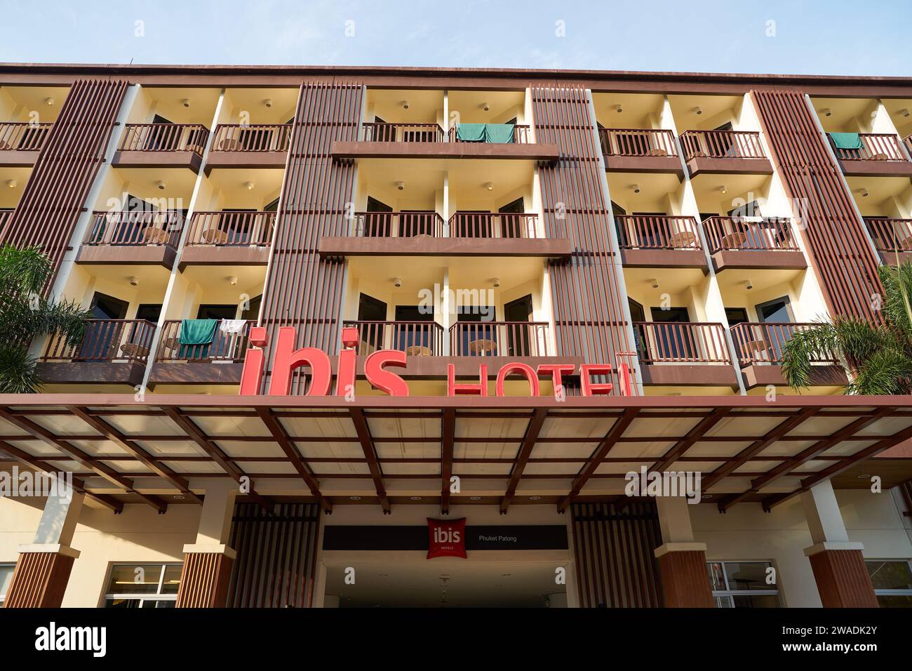 PHUKET, THAILAND - APRIL 30, 2023: entrance to ibis hotel Phuket Patong ...