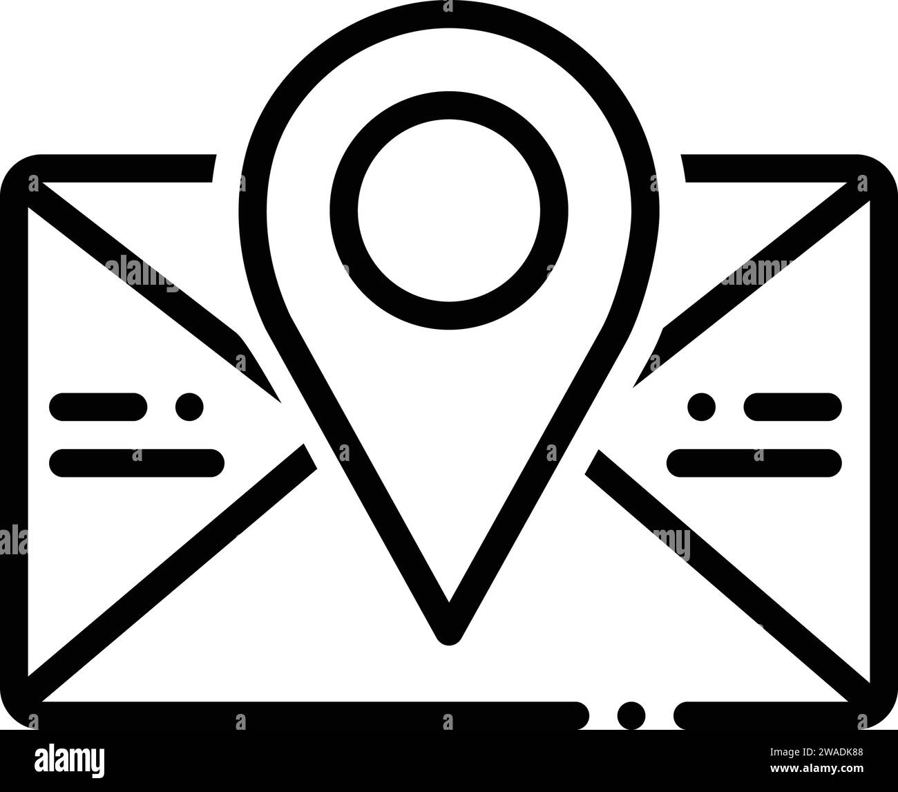 Symbol for postcode Stock Vector Images - Alamy