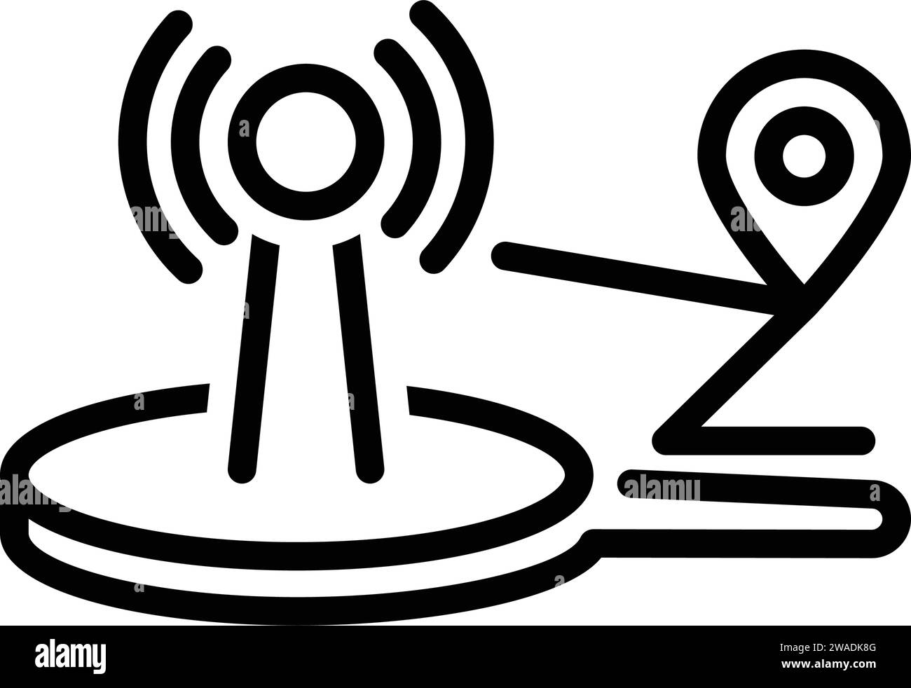 Icon for Tracking,gps Stock Vector Image & Art - Alamy