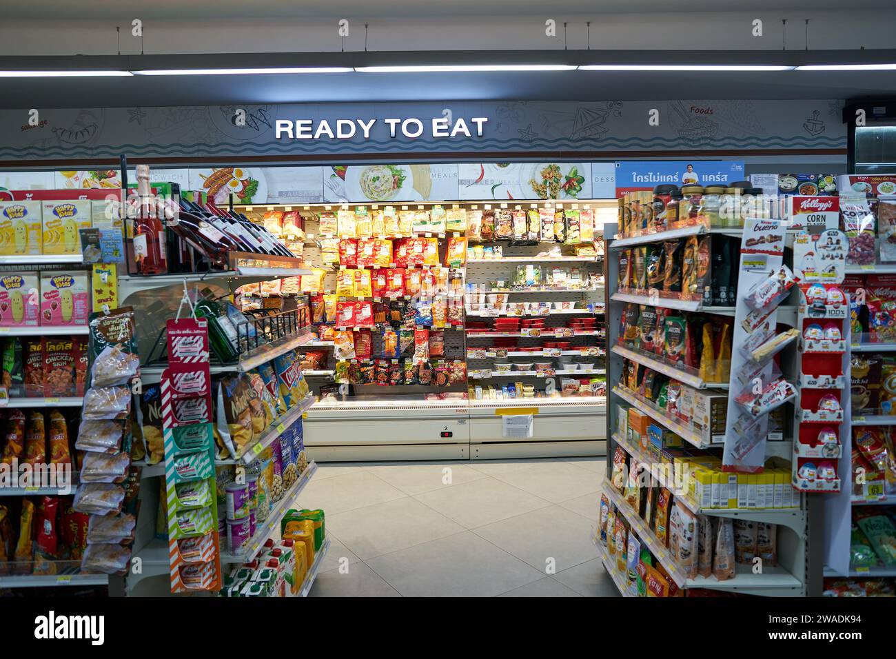 PHUKET, THAILAND - MAY 04, 2023: inside 7-Eleven convenience store in ...