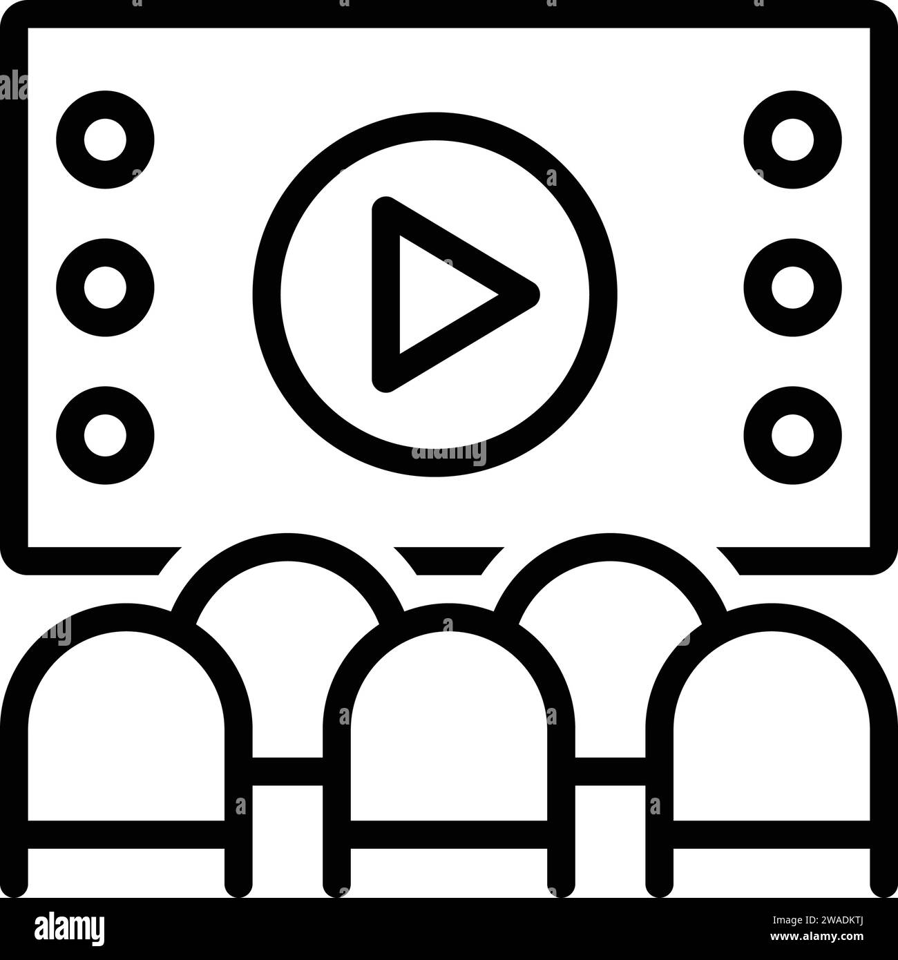 Stage playhouse Stock Vector Images - Alamy