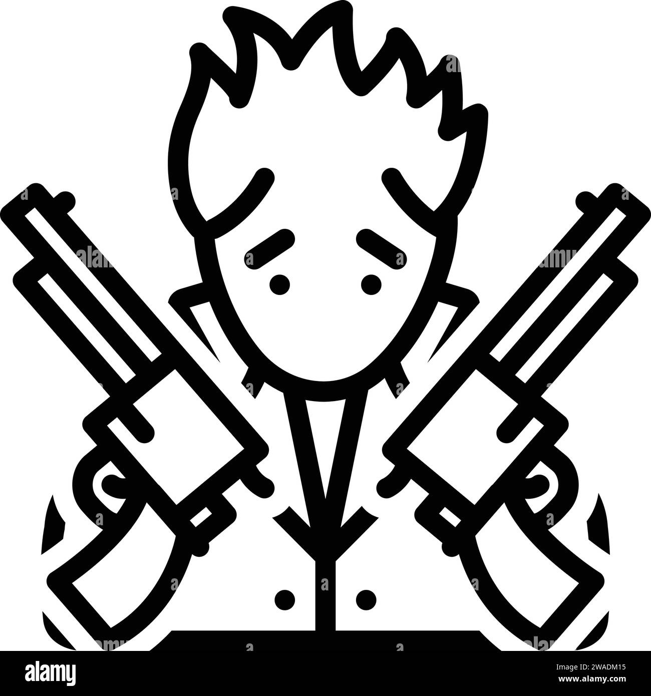 Icon for Perk,gun Stock Vector Image & Art - Alamy