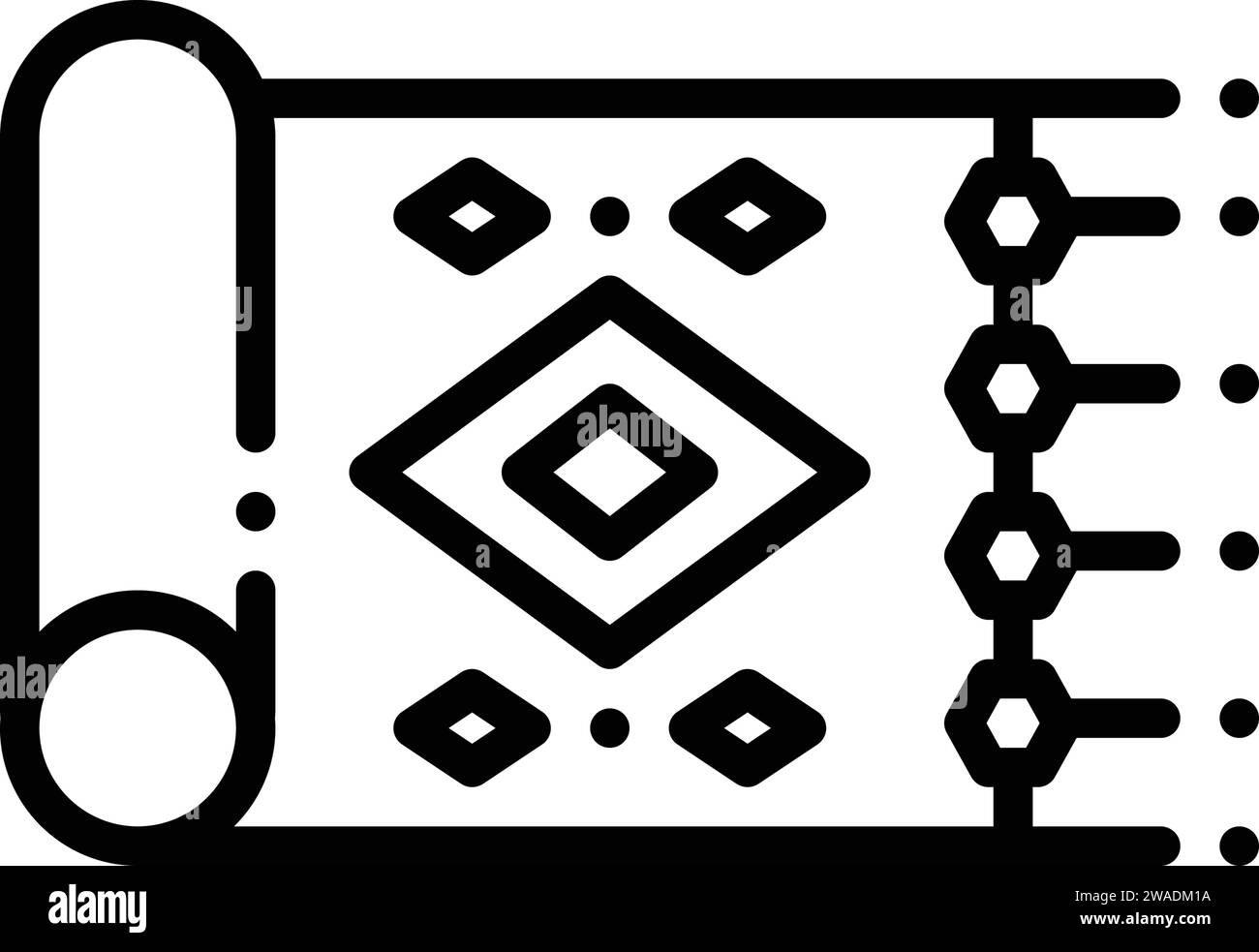 Icon for Rugs carpet Stock Vector Image & Art - Alamy