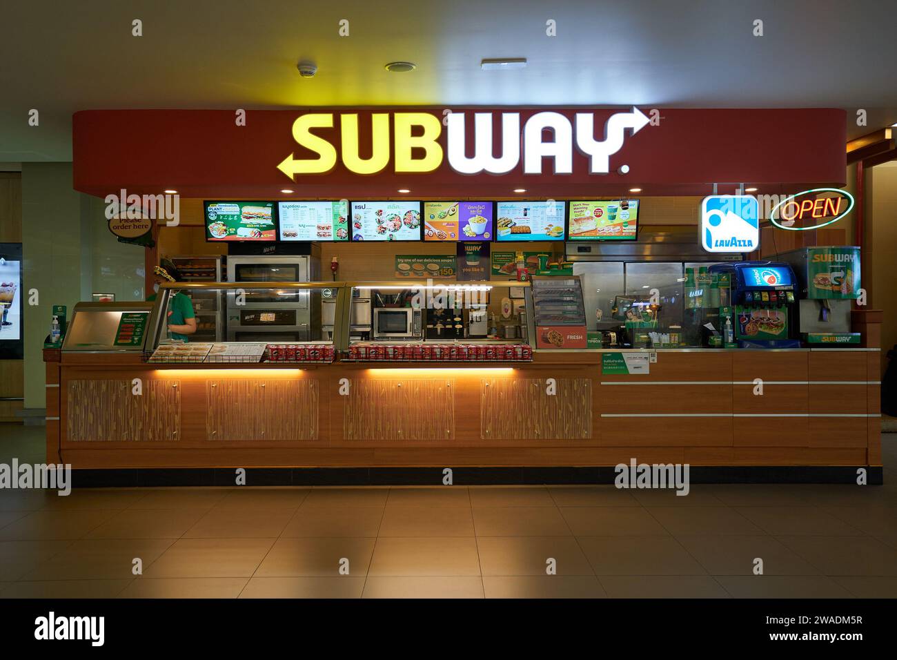 Inside subway restaurant hi-res stock photography and images - Alamy