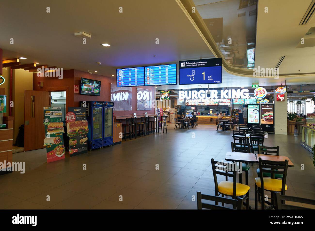 PHUKET, THAILAND - MAY 06, 2023: entrance to Burger King hamburger fast ...