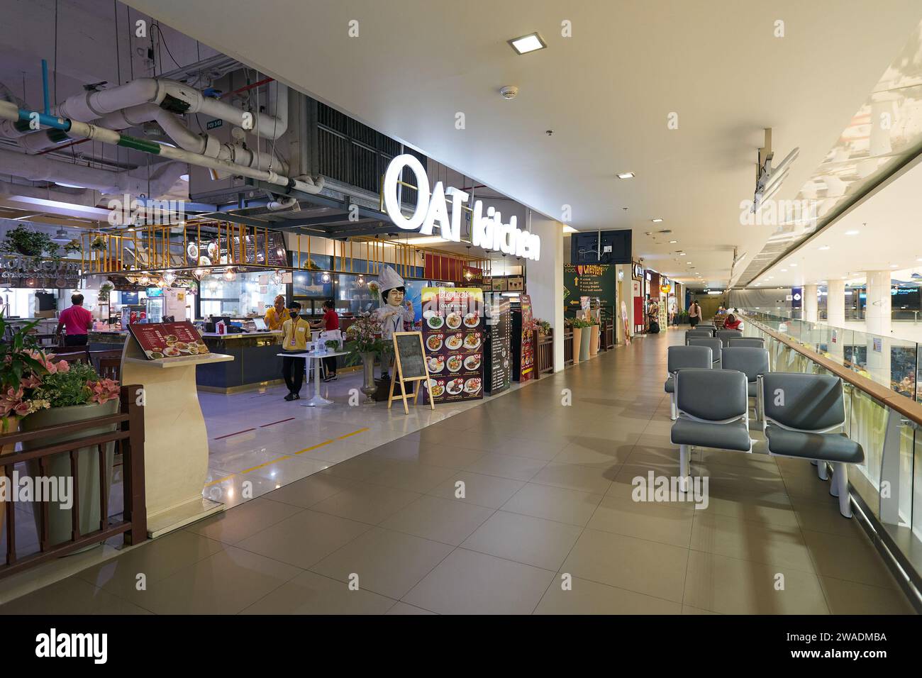 PHUKET, THAILAND - MAY 06, 2023: entrance to Oat Kitchen inside Phuket ...