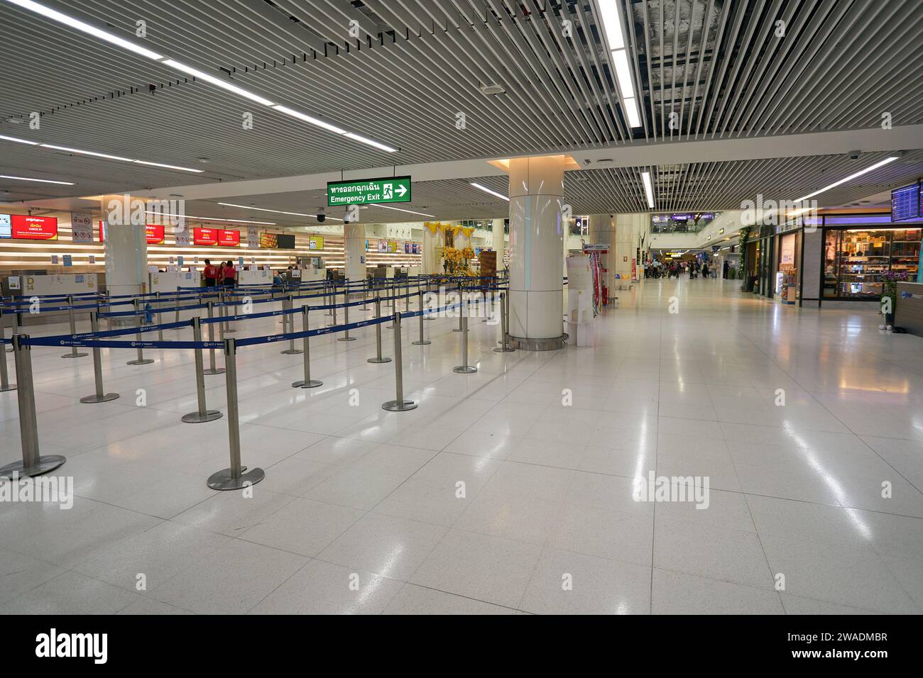 PHUKET, THAILAND - MAY 06, 2023: check-in area inside Phuket Airport’s ...