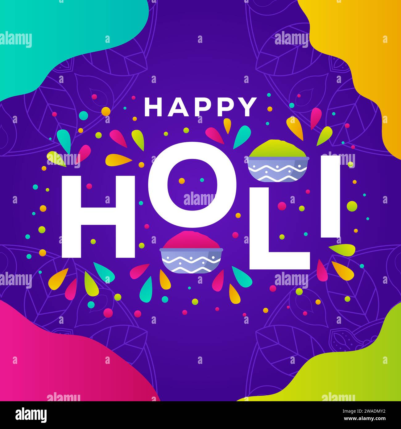 Rangoli vector vectors hi-res stock photography and images - Alamy