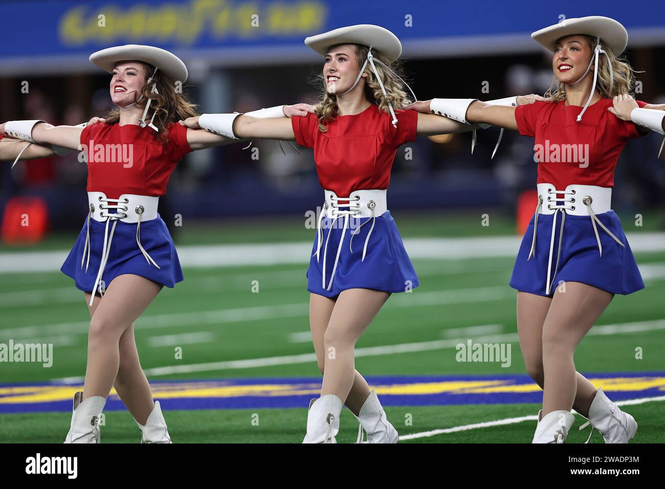 ARLINGTON, TX - DECEMBER 29: The Kilgore College Rangerettes perform at ...