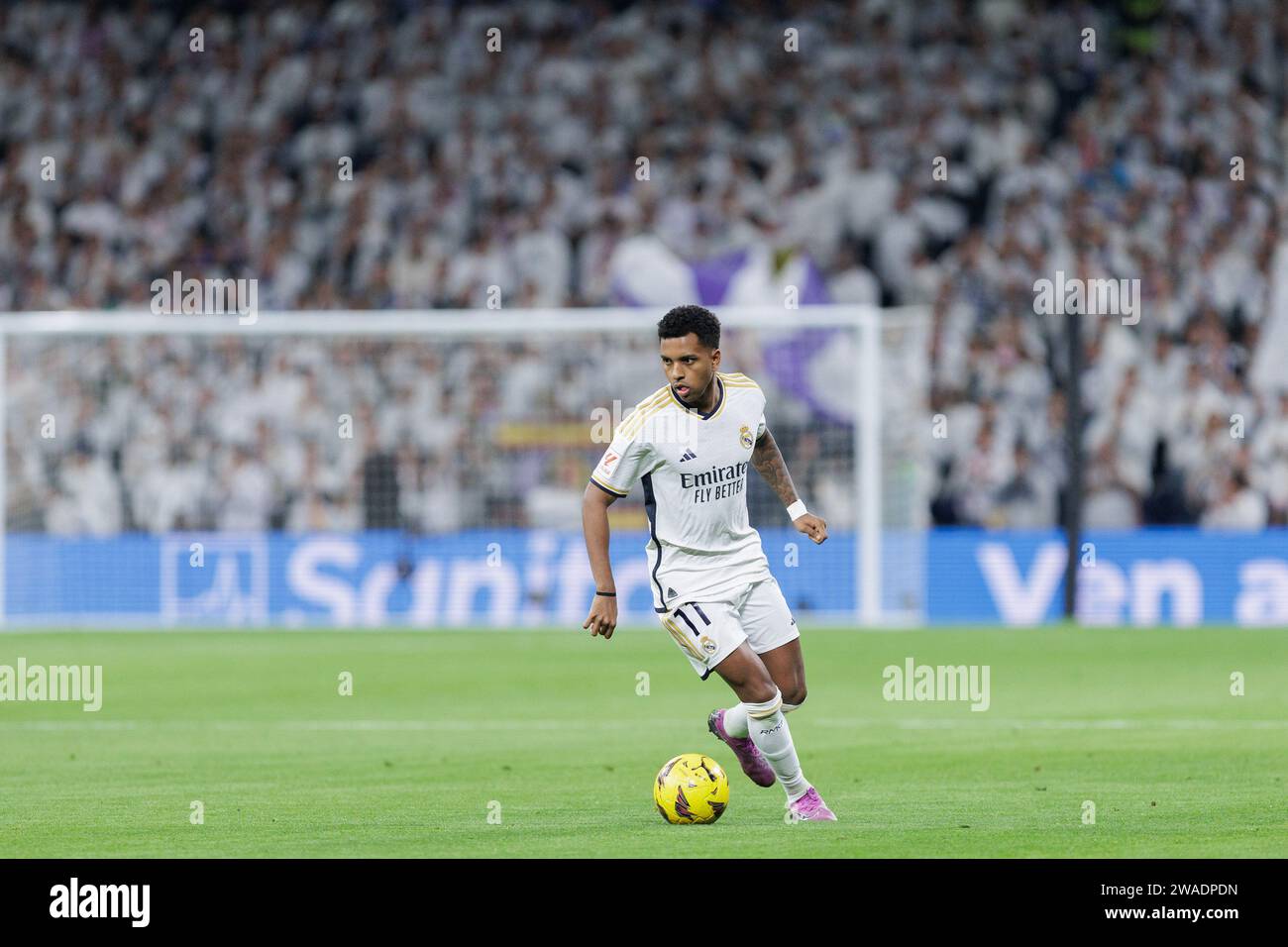 Madrid, Spain. 03rd Jan, 2024. Rodrygo Goes of Real Madrid seen in ...