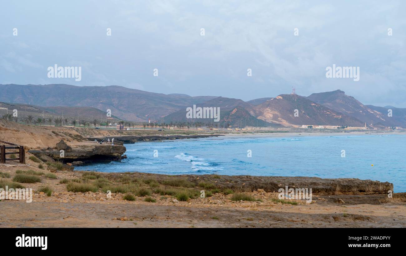 view of salalah -Al Mughsayl Beach (also written as Al Mughsail Beach ...