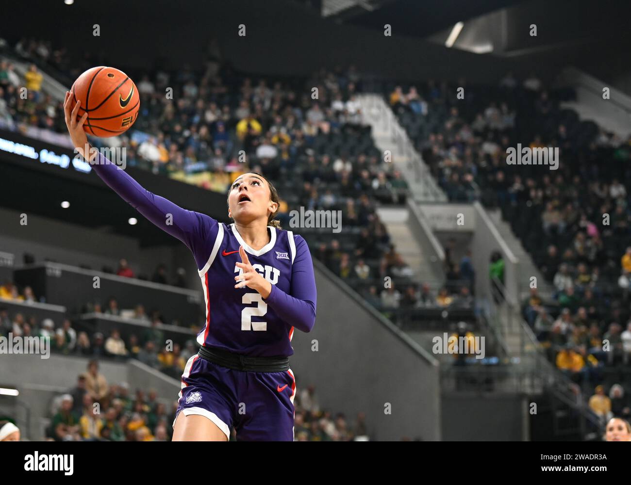 Waco, Texas, USA. 3rd Jan, 2024. TCU Horned Frogs guard Tara ...