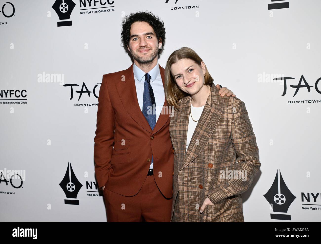 Benny Safdie, left, and wife Ava Safdie attend the New York Film ...