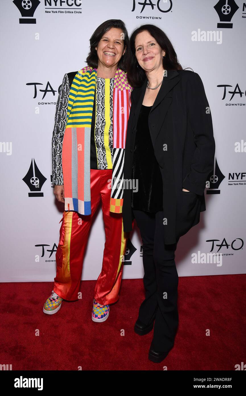 New York, USA. 03rd Jan, 2024. (L-R) Kirsten Johnson and Laura Poitras ...