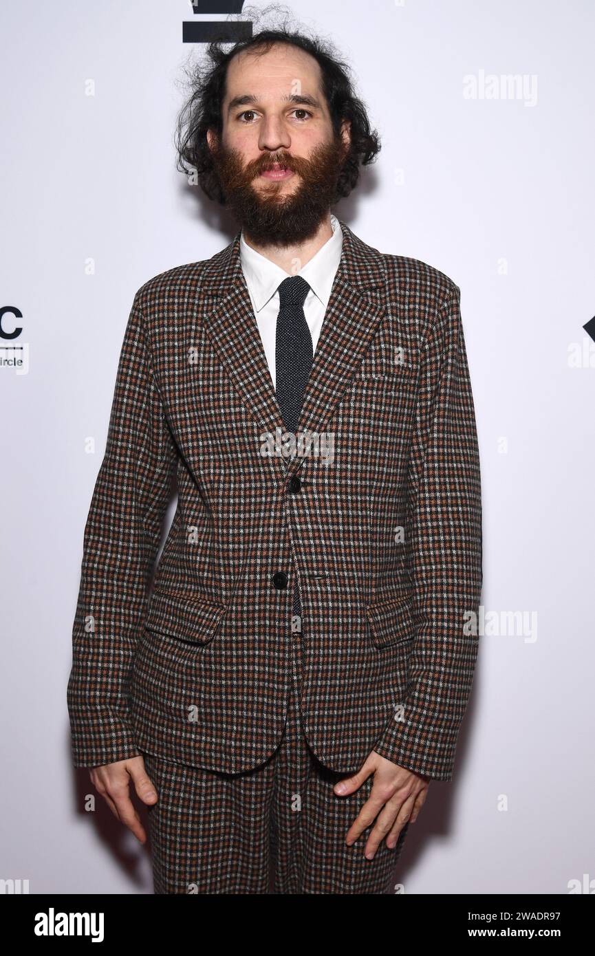 New York, USA. 03rd Jan, 2024. Josh Safdie attends the 89th New York ...
