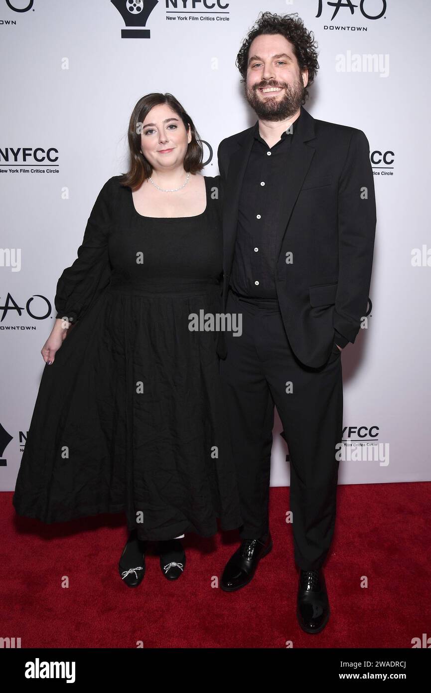 New York, USA. 03rd Jan, 2024. (L-R) Samy Burch and Alex Mechanik ...