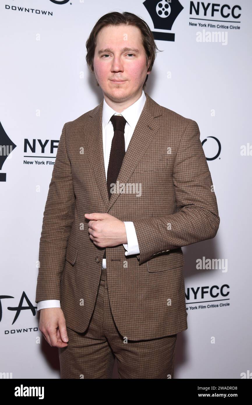 New York, USA. 03rd Jan, 2024. Paul Dano attends the 89th New York Film ...